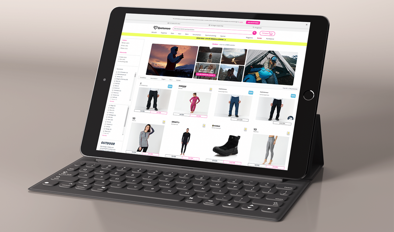 SPORTAMORE - Creating a better shopping experience with a faster ecommerce site - Efficient ...