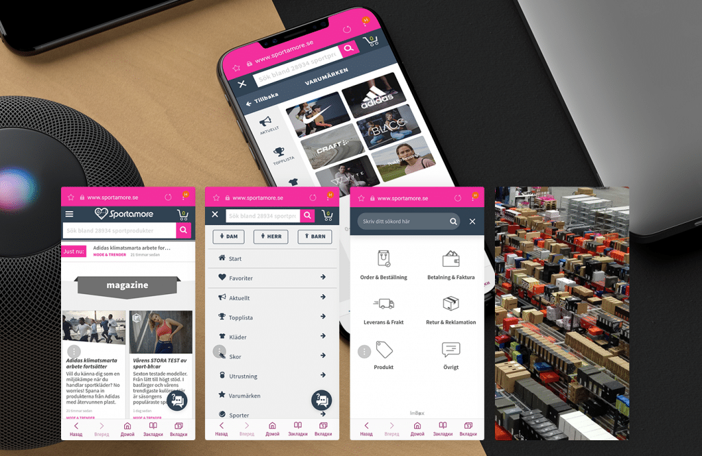 SPORTAMORE - Creating a better shopping experience with a faster ecommerce site - Efficient ...